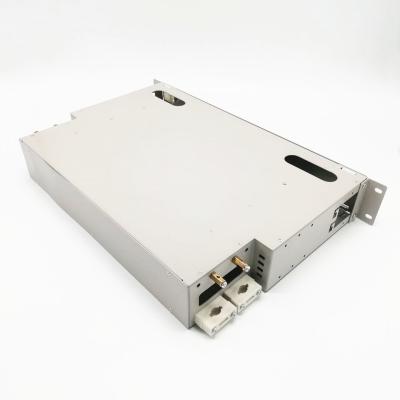 China 24 Cable Inlet Pigtail Network FTTH Termination Box 19 Inch 1U Cold Rolled Steel for sale