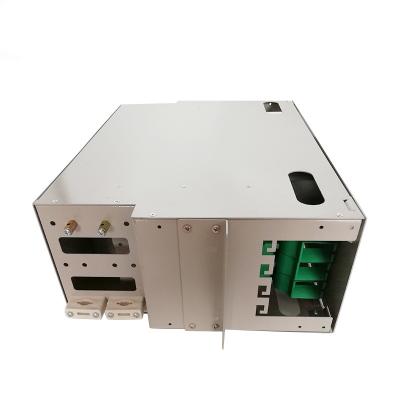 China SC LC FC ST ISO14001 Optical 48C FTTH Termination Box for sale