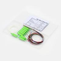 China SC APC G657A1 16 Way Steel Tube PLC Splitter 1260-1650nm Low Insertion Loss for sale