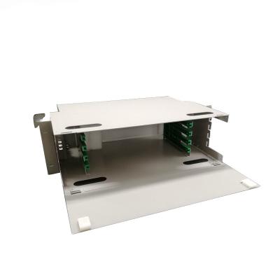 China Splice Tray 48C Ftth Fiber Optic Termination Box for sale
