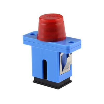 China Blue CATV Ceramic SC UPC to FC UPC Single Mode Fiber Adapter 0.3dB Insertion Loss for sale