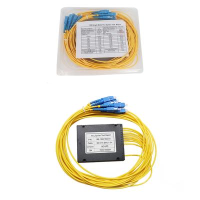 China Sc/Upc ABS Box Type 3.0mm 1M Fiber Optic PLC Splitter for sale