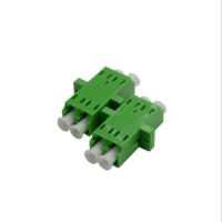 China LC APC Duplex Multimode Fiber Adapter 0.1dB Low Insertion Loss ISO9001 for sale