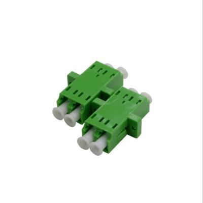 China LC APC Duplex Multimode Fiber Adapter 0.1dB Low Insertion Loss ISO9001 for sale