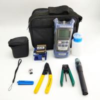 China FTTH Drop Cable Tool Kit with Carrying Case 8 Piece Fiber Optic Splicing Set for sale