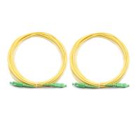China Sc/Apc To Sc/Apc G652D PVC 3.0mm SM Fiber Optic Patch Cord for sale