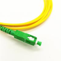 China Sc/Apc To Sc/Apc G652D PVC 3.0mm SM Fiber Optic Patch Cord for sale