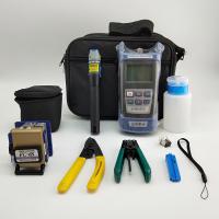 China 1.15kg Fiber Optic Power Meter FC-6S Cleaver FTTH Tool Kit for FTTx Maintenance for sale