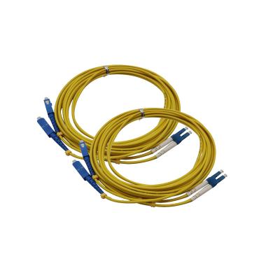 China Sc/Upc To Lc/Upc Single Mode G652D DX Fiber Optic Patch Cord for sale