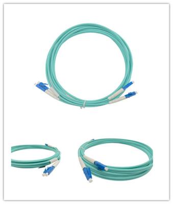 China LC UPC G652D Single Mode Fiber Optic Patch Cord 0.25dB Insertion Loss for CATV for sale