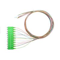 China Low Insertion Loss 1490nm G657A Fiber Optic Pigtail SC APC 1m for sale