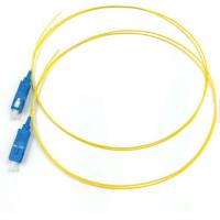 China Sc Upc FTTH 0.9mm Fiber Optic Pigtail With Connector for sale