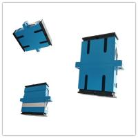 China SC UPC Single Mode Duplex Fiber Optic Adapter Low Insertion Loss 0.2dB for sale
