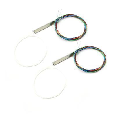China Without Connector 0.9mm 1×4 Mini Type Fiber Optic PLC Splitter for sale