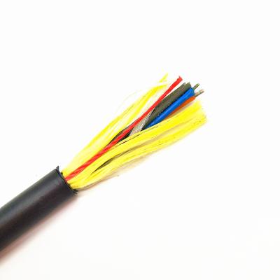 China PE OEM 1KM ADSS 5000N 24 Core Fibre Optic Cable for sale