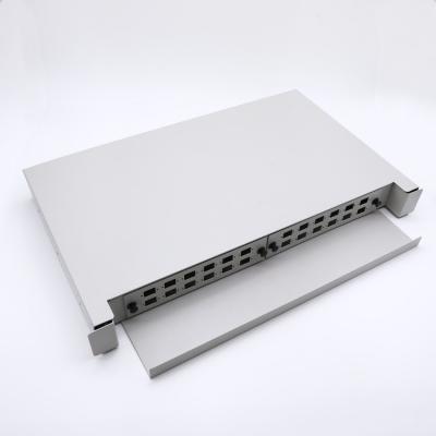 China 24 Cores Indoor Fiber Optic Terminal Box Fiber Optic Termination Box for sale