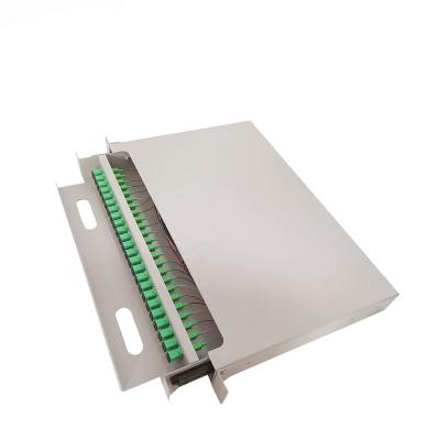 China 24 Cores Drawer Type SC/APC Ftth Outdoor Fiber Termination Box for sale