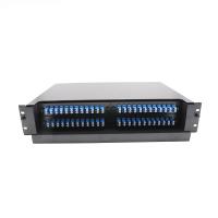 China 96 Cores Drawer Type LC/UPC Rack Mount Odf Fiber Optic Terminal Box for sale