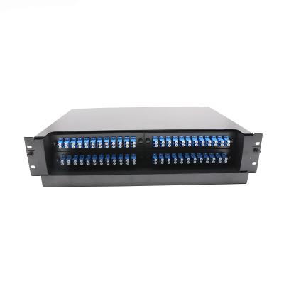 China 96 Cores Drawer Type LC/UPC Rack Mount Odf Fiber Optic Terminal Box for sale