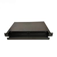 China 24 Cores Drawer Type Rack Mount Fiber Optic Cable Termination Box for sale