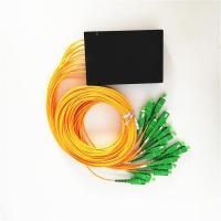 China ABS Box PVC G657A1 2.0mm SC/APC Connector Fiber Optic Splitter Box for sale