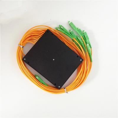 China ABS Box PVC G657A1 SC/APC Connector Fiber Optic 1x16 Plc Splitter for sale