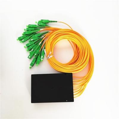 China ABS Box PVC G657A1 2.0mm SC/APC Connector Splitter Optical Fiber for sale