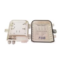 China Indoor 8 Core Mini ABS Fiber Optic FTTH Termination Box IP66 295x220x85mm for sale