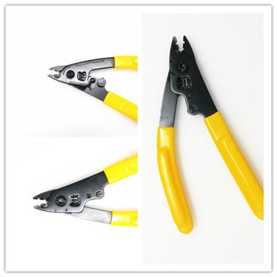 China CFS-2 Fiber Optic Drop Cable Stripper 2 Core FTTH Jacket Stripping Tool 125um for sale