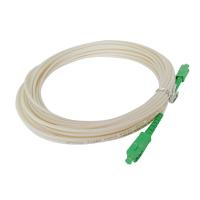China SC APC to SC APC Simplex SM Fiber Optic Patch Cord 3.0mm 9/125um Low Insertion Loss for sale