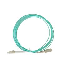 China OM3 2m LC to SC Simplex Single Mode Fiber Patch Cable 0.2dB Low Insertion Loss for sale