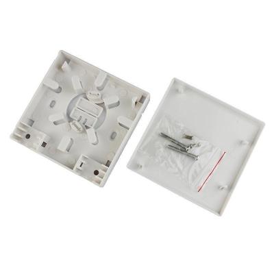 China CATV Outdoor Fiber Termination Box 86 Type Face Plate Wall Mount IP65 2 Pigtail for sale