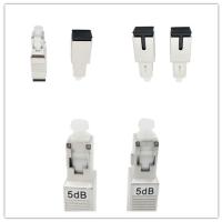 China Plastic Mental Male Female Fiber Optic Attenuator , Fixed Optical Attenuator for sale