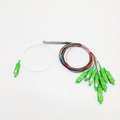 China SC APC Uniform Power Splitting Single Mode Fiber Splitter for sale