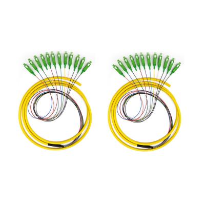 China Low Insertion Loss SM SX SC APC 3m Pigtail Fiber Cable for sale