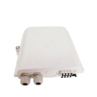 China IP65 FTTH Fiber Optic Termination Box 16 Ports SC Adapter 1x8 Splitter for sale