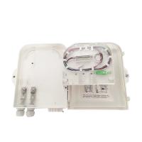 China IP65 FTTH Fiber Optic Termination Box 16 Ports SC Adapter 1x8 Splitter for sale