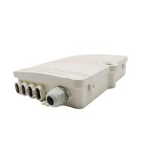 China 8 Ports FTTH Wall Mount Fiber Optic Terminal Box with 1x8 PLC Splitter IP65 for sale