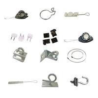 China Anchor Clamps Fiber Optic Cable Fittings For FTTH Flat Drop Cable for sale