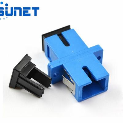 China Singlemode SC UPC FTTH Fiber Optic Adapter Low Insertion Loss 0.2dB for sale