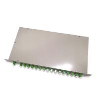 China 1x32 Single Mode Rack Mount PLC Splitter UPC APC 1260-1650nm FTTH for sale