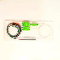 China FTTH 1x4 Steel Tube PLC Splitter SC APC 1260-1650nm Low Insertion Loss for sale