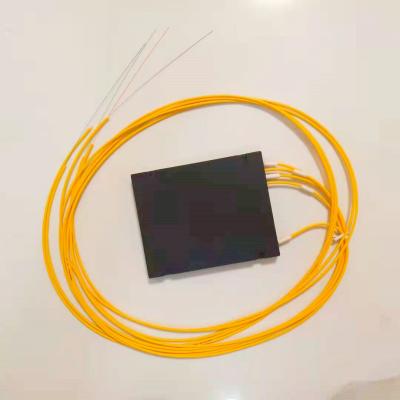 China ABS Box Type Single Mode Fiber Optic 1x4 PLC Splitter Without Connector for sale