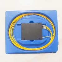 China ABS Box Type Single Mode Fiber Optic 1x4 PLC Splitter Without Connector for sale