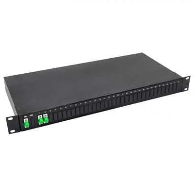 China Low Insertion Rack Type  Fiber Optic PLC Splitter With Sc / Apc Connector for sale