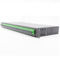 China Low Insertion Rack Type  Fiber Optic PLC Splitter With Sc / Apc Connector for sale