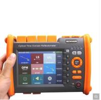 China Touch Screen OTDR Fiber Optic Reflectometer 1310nm 1550nm 26dB 24dB VFL OPM for sale
