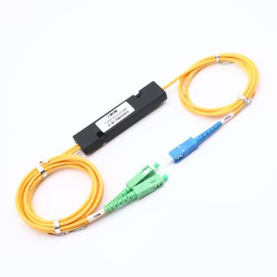 China SC Connector FTTH Fiber Optical Filter FWDM 1310 1490 1550nm Low Insertion Loss for sale