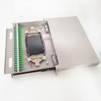 China Steel Sliding Fixed Sc FTTH Termination Box 12 Port 24 Port for sale