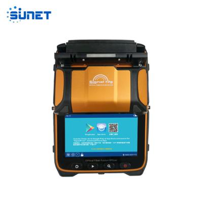 China Signal Fire AI-9 FTTH Optical Fiber Fusion Splicer 5 Inch TFT Screen 6 Motors for sale